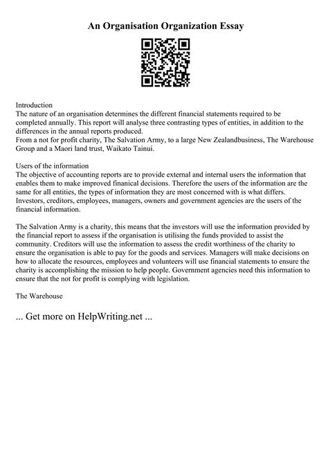 Persuasive Essay Claim Examples Pdf Non Profit Organizations