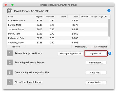 Payroll Approval Process Pro And Network Editions