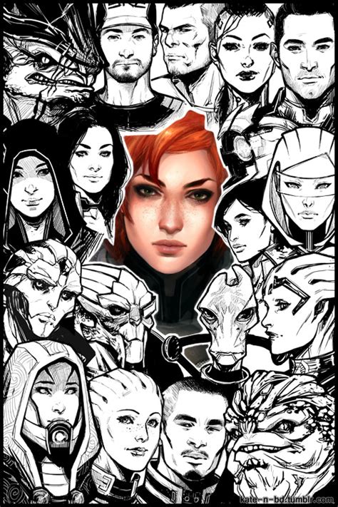 Kasia Nie Ashley Williams Commander Shepard Commander Shepard