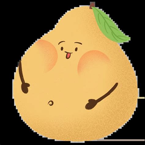 卡通梨 花瓣网