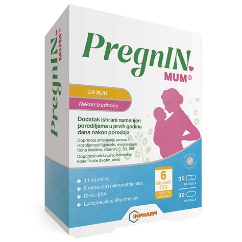 Pregnin Mum Nakon Trudnoće 30 30 Kapsula Inpharm