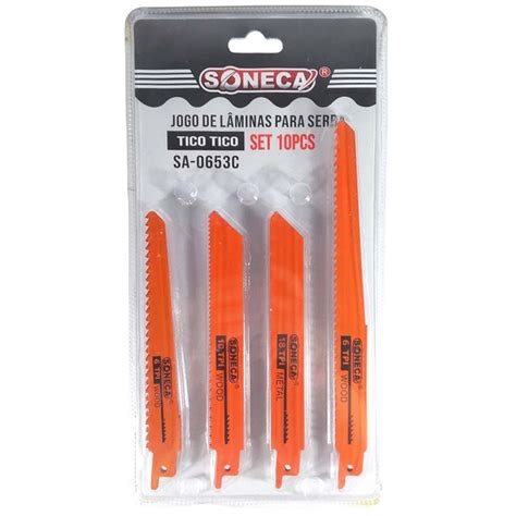Jogo Lamina Serra Sabre Para Madeira E Metal 10 Pcs Idea Leroy Merlin