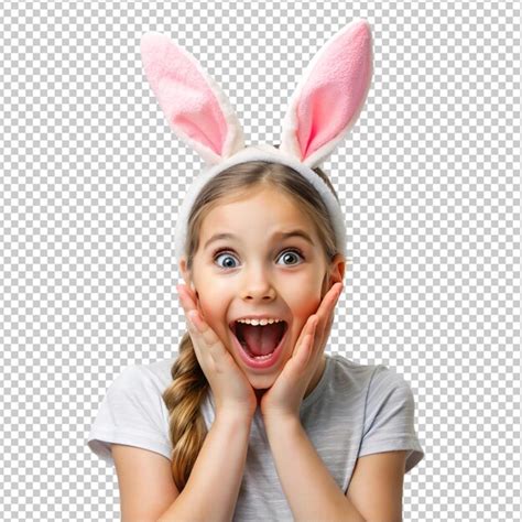 Page 2 Bunny Ears Girl With Pencil Hand Psd High Quality Free Psd Templates For Download