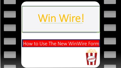 The New Winwire Form Lori Bratz