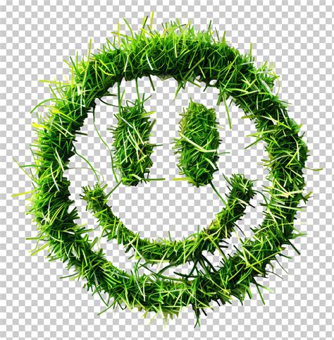 Smiley Face Grass Smiley Face Png Clipart Eco Environment Grass