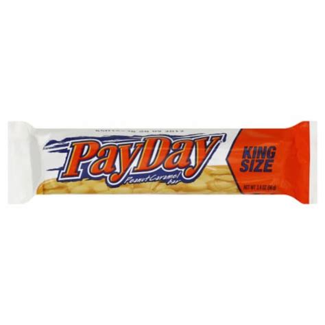 Payday Peanut And Caramel King Size Candy Gluten Free 3 4 Oz Case Of