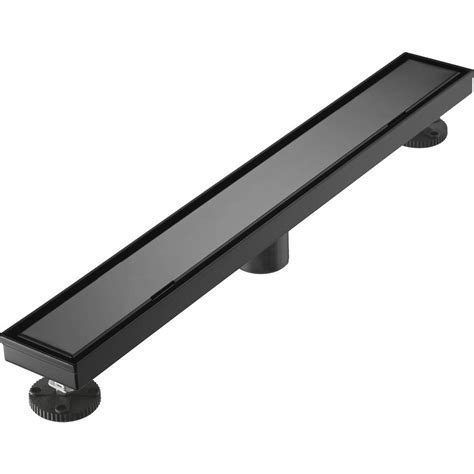 Elegante Drain Collection 32 In Linear Stainless Steel Shower Drain