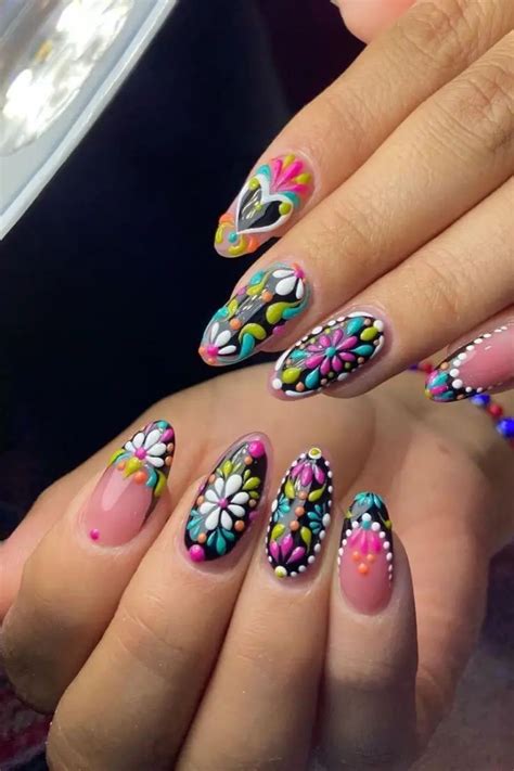 Explore 26 Mexican Nails 2024 Trends Vibrant Designs And Artistic Flair Mexican