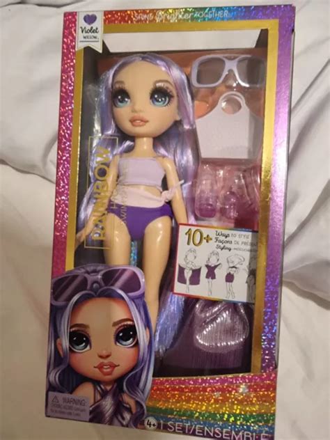 Rainbow High Swim Style Violet Willow Fashion Doll New Sealed Picclick Uk