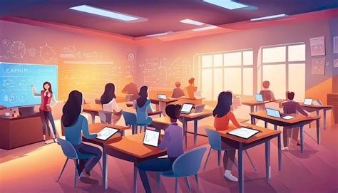 Premium Ai Image Vector Online Learning Concept Depicting A Modern