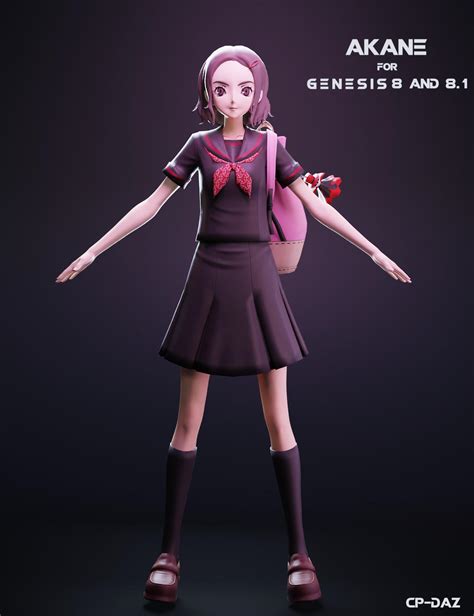 Akane For Genesis 8 And 81 Female Done By Cpdaz On Deviantart