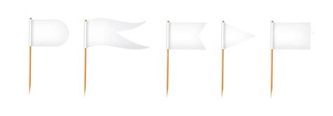 Banderas De Palillos De Dientes Palillos De Madera Con Bandera De Papel