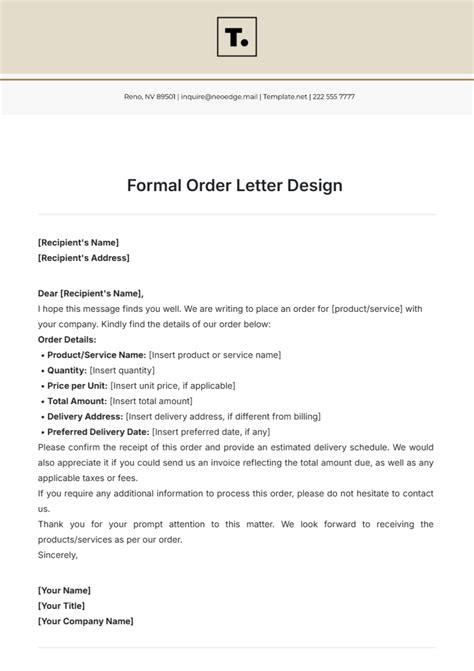 Free Formal Letter Background Template To Edit Online
