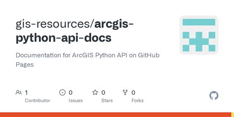 Github Gis Resourcesarcgis Python Api Docs Documentation For Arcgis