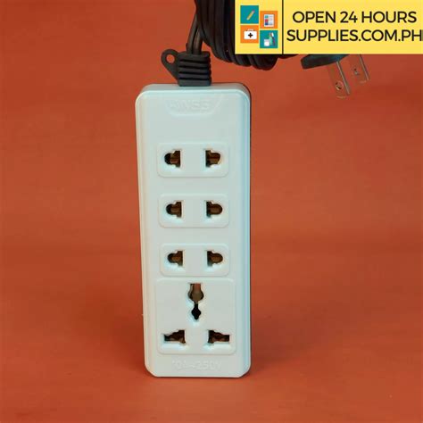 Extension Cord Nss 4 Sockets With Circular Pin Ns 9171 B 5 Meters Supplies 24 7 Delivery