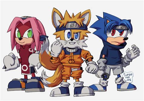 Naruto X Sonic By Twitter User Turonforlife [oc] R Alternativeart