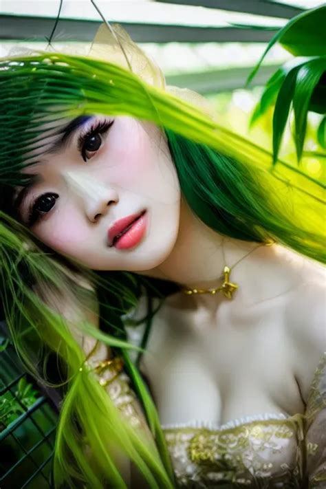 A Photo Shot Of A Vietnamese Girl Naked Touching Breasts In AI Art By Vik A Dopamine