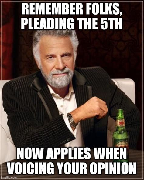 Fifth Amendment Imgflip