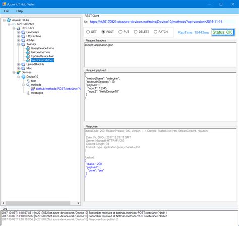 Azure How Device Receives Direct Methods In The Iot Hub Stack Overflow