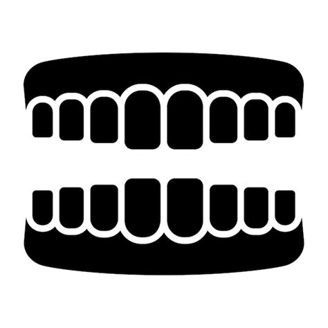 Premium Vector Teeth Icon