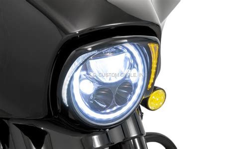 Fang Headlight Bezel For Harley Touring Models With Batwing