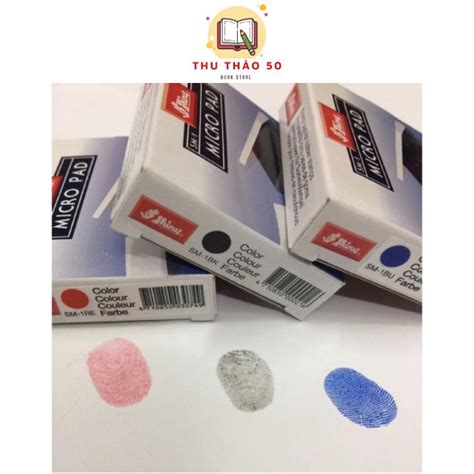 Khay Mực Lăn Tay Tampon Lăn Tay Khay Mực Lăn Tay Shinny Sm 1 Lazadavn