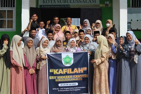 Stit Hafas Sekolah Tinggi Ilmu Tarbiyah Hamzah Fansuri