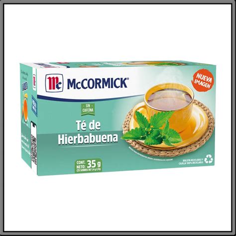 Te Mccormick Limón 25 Sobres Silym