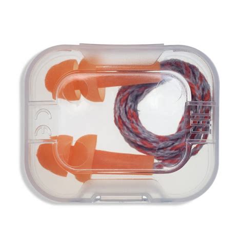 Uvex Whisper Corded Reusable Ear Plugs With Hygiene Box 50 Pairs