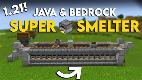 Minecraft Super Smelter 121 Super Smelter In Minecraft Java