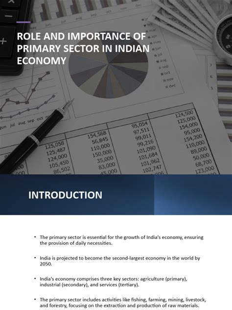 Role Of Primary Sector Pdf Agriculture Economy Of India