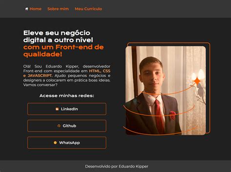 GitHub EduardoKipper Portfoly A Portifoly Created By Eduardo Kipper With Html Css And Flex