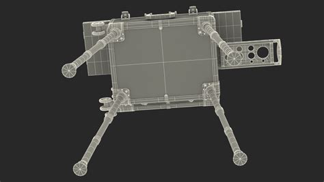 Wheeled Trolley Makeup Case Black 3d Model 69 3ds Blend C4d Fbx