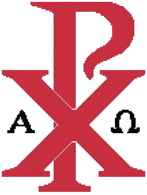 Chi Rho Symbol Pattern Chart Graph