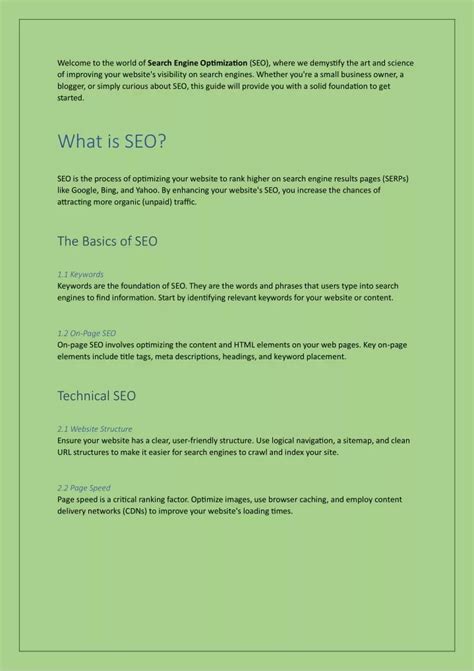 PPT - SEO for Beginners - A Comprehensive Guide to Boosting Your Online Presence PowerPoint ...