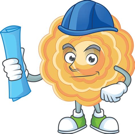 Chinese Mooncake Cartoon Character Style 20087295 Vector Art At Vecteezy