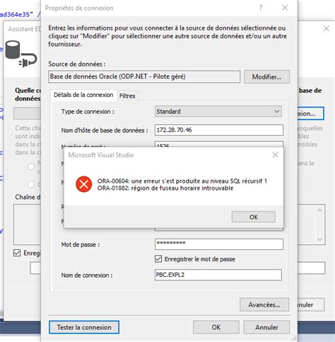Oracle Aspnet Mvc Application Ora 01882 Timezone Region Not Found