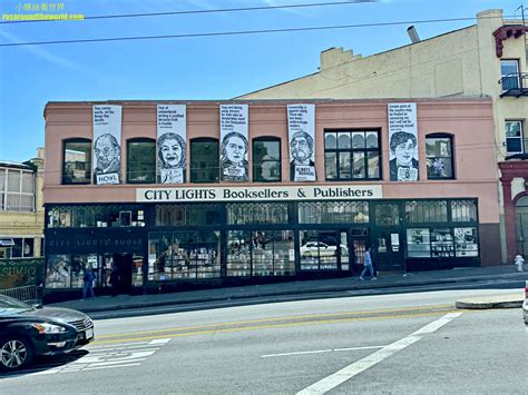 【舊金山景點城市之光書店】city Lights Booksellers And Publishers：泛美金字塔、唐人街半日遊 小螺絲看世界