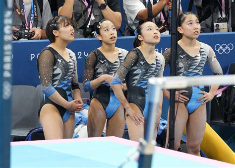 Olympics 4 Member Japan Women Finish 8th In Gymnastics Team Event