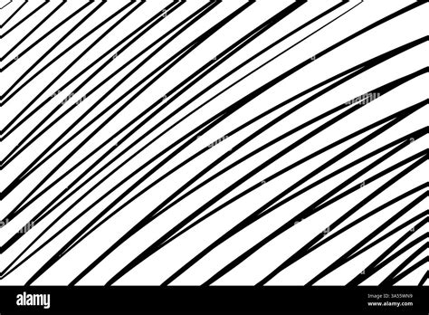 Abstract Black And White Wavy Line Pattern Background Stock Vector