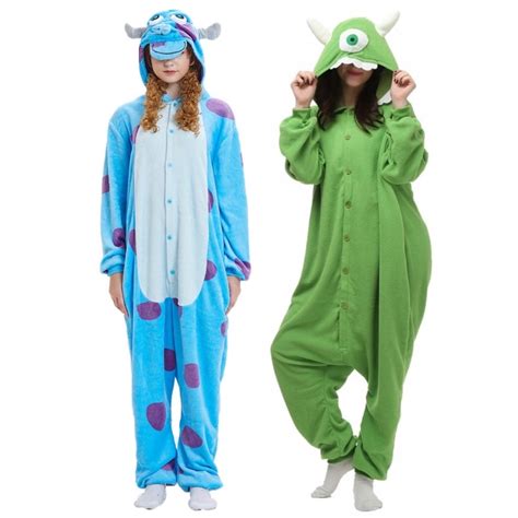 Monsters Inc Disney Character Overall Kigurumi Onesies Pajamas