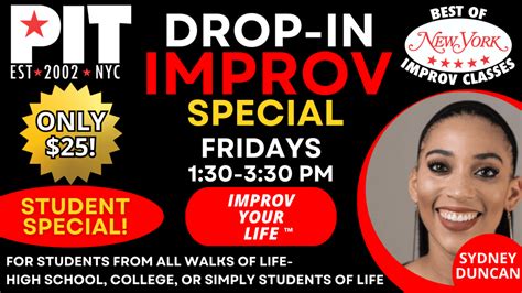 Drop In Classes Peoples Improv Theater