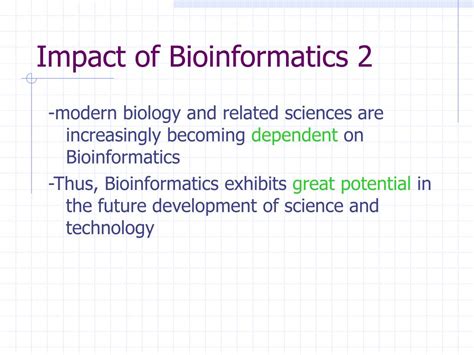 Ppt Development Of Bioinformatics And Its Application On Biotechnology Powerpoint Presentation