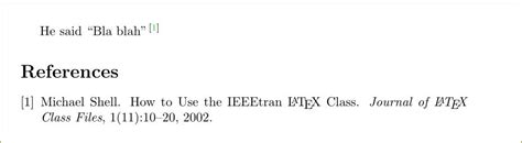 Bibliographies How To Quote With Tex And Output The Reference Tex