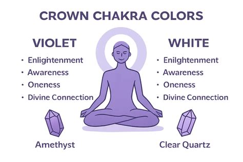 Crown Chakra Color Violet Meaning And Symbolism Explained