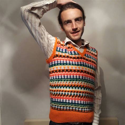 Paul Mccartney Sweater Vest Tanktop Jumper Replica Of The One He