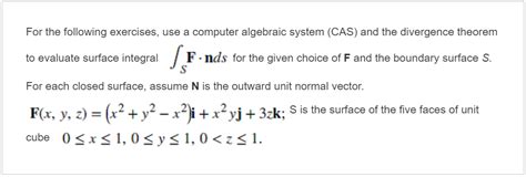 solved for the following exercises use a computer algebraic