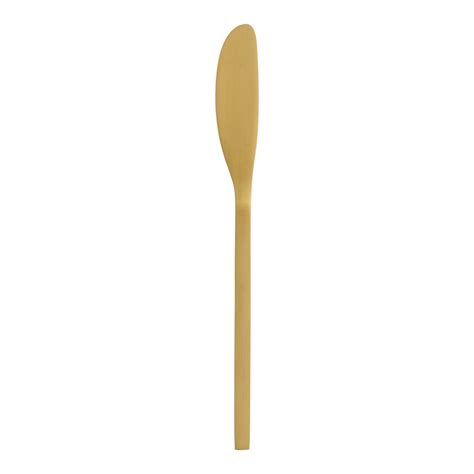 Gold Modern Cocktail Flatware Collection World Market