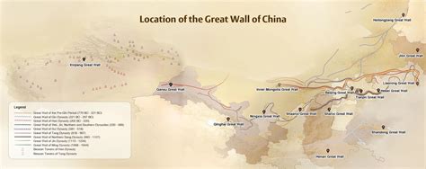 Great Wall Of China Map Location Maps In China And The World History