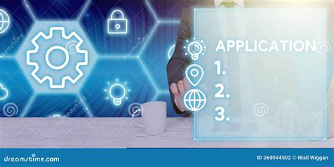 Text Caption Presenting Application Word For An Order For Something Formal And Usually Written